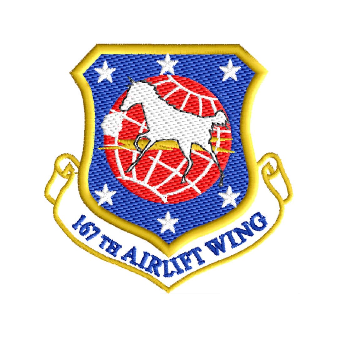 167 TH Airlift Wing, USA Air Force Insignia ,west Virginia Air National ...