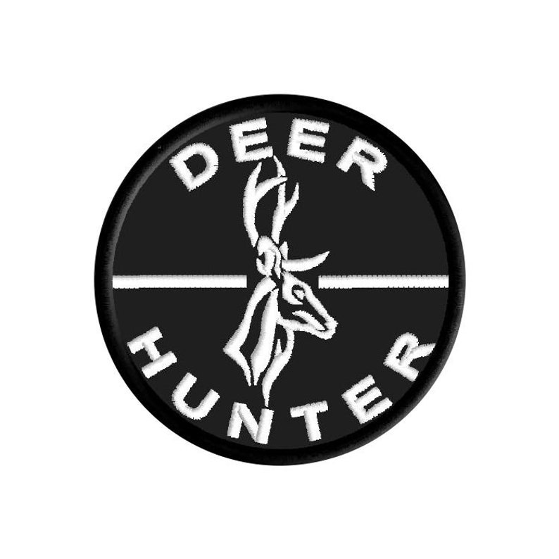 DEER HUNTER PATCH Hunting Embroidered Buck Season Emblem - Etsy