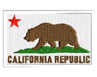 California State Flag Patch - Etsy