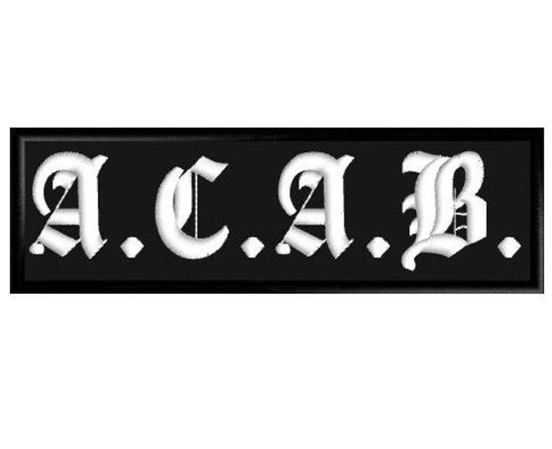A.C.A.B. Patch, patch acab, patchs acab - Etsy France