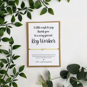 A Little Wish to Say Thank You to a Special Key Worker, Wish Bracelet ...