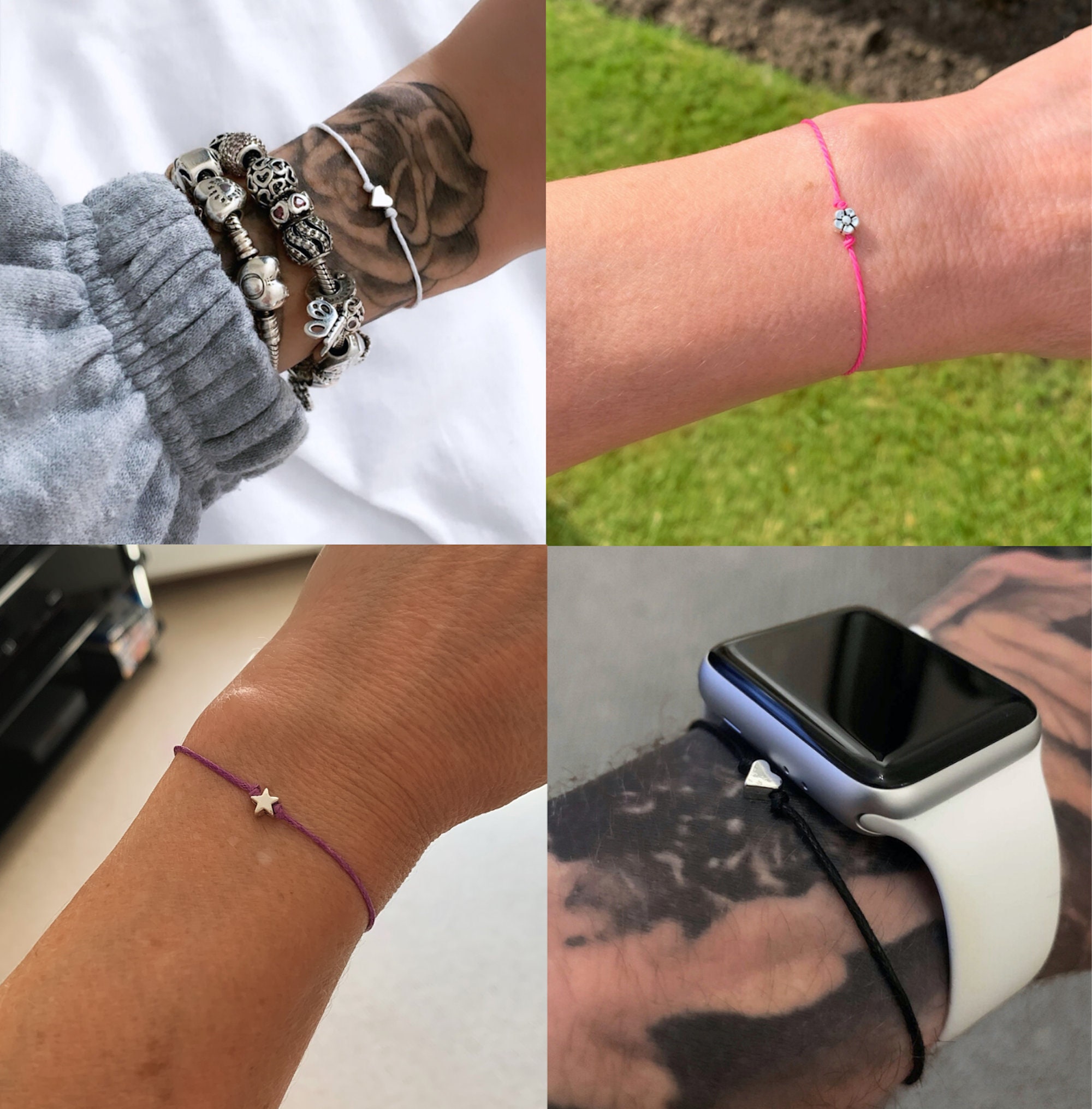 Socially Distanced Hug From Me to You, Wish Bracelet, Wishlet, Gift ...