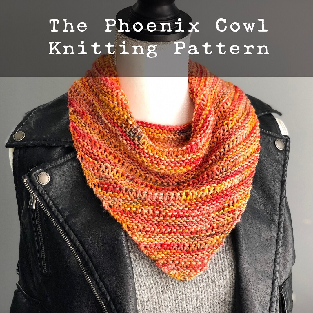 The Phoenix Cowl Knitting Pattern - Etsy