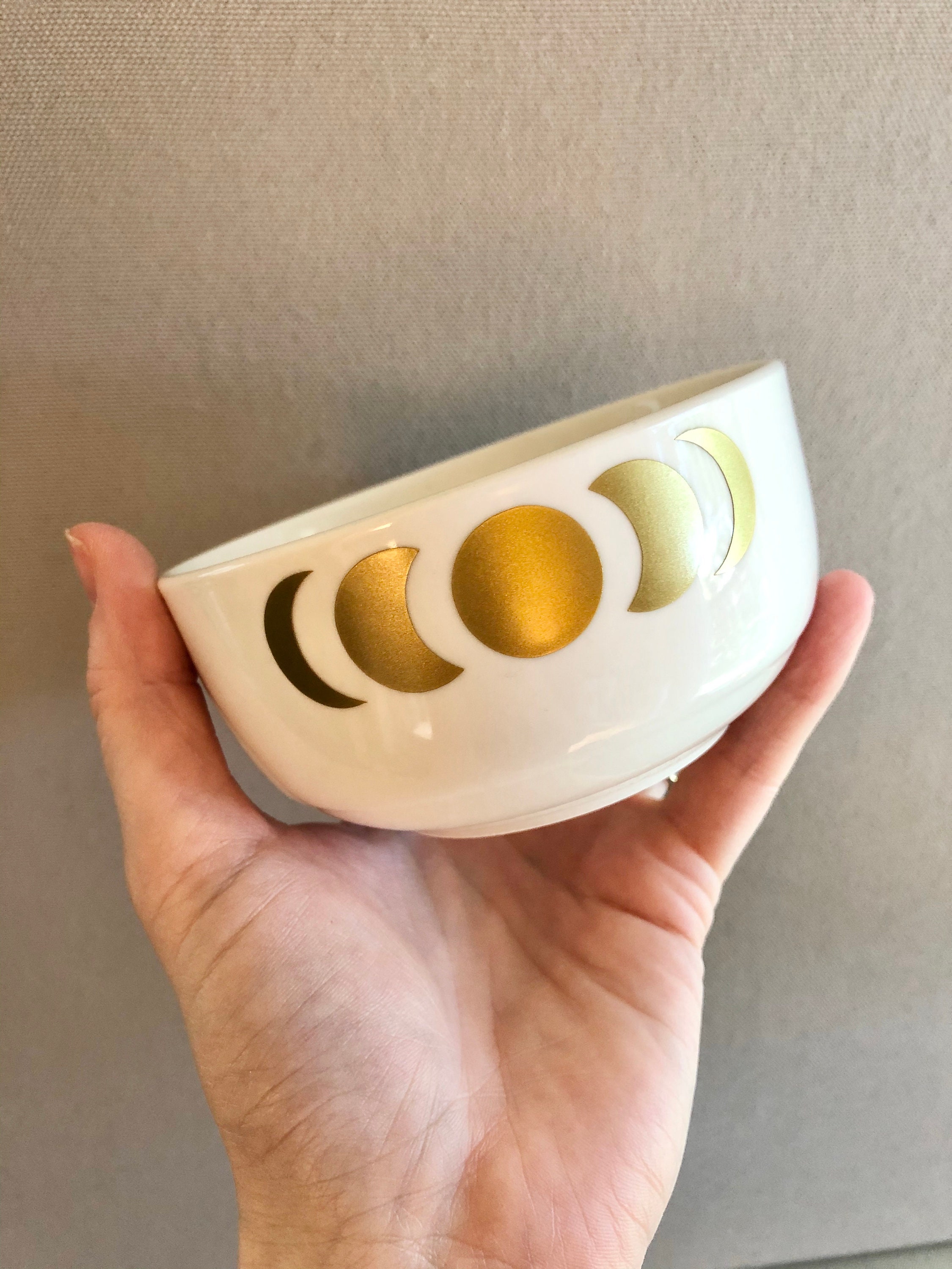 Moon Phases Tarot Card Bowl - Etsy