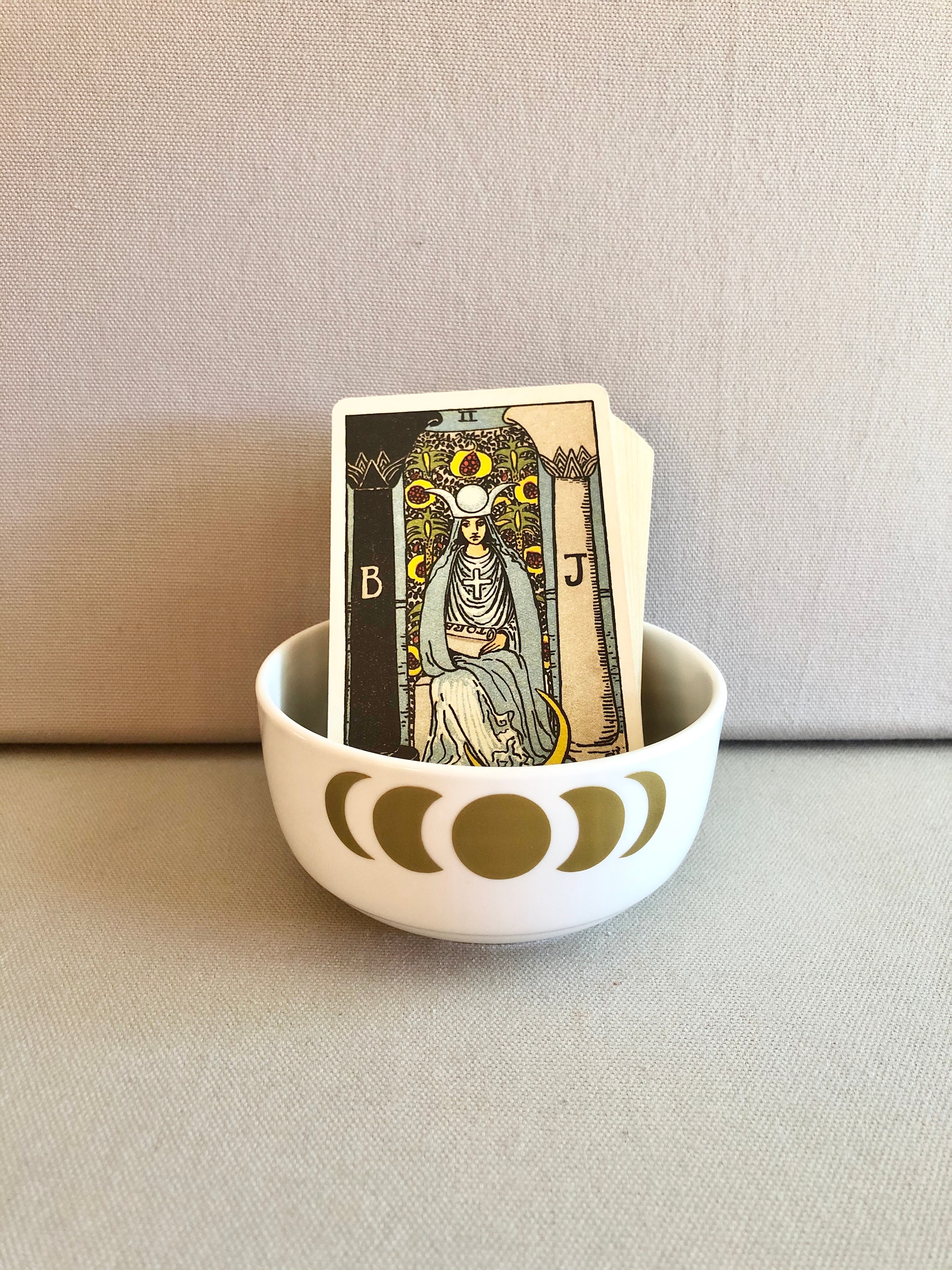 Moon Phases Tarot Card Bowl - Etsy