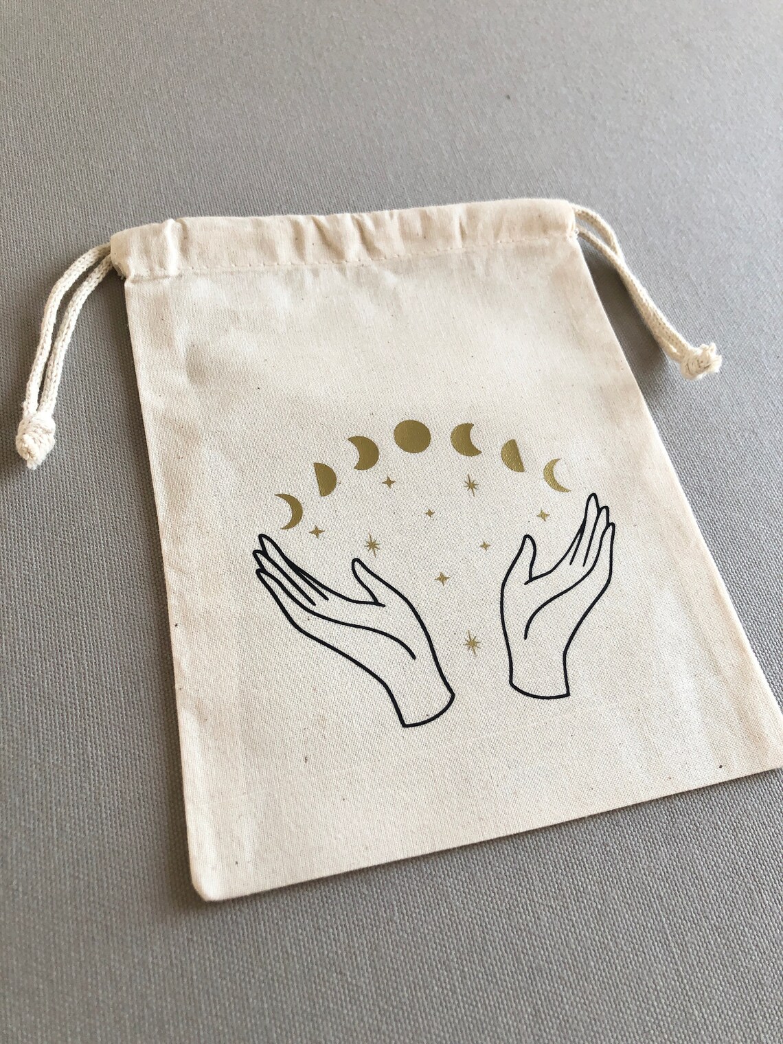 Moon Witch Drawstring Pouch Bag for Tarot Cards Crystals - Etsy