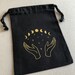 Moon Witch Drawstring Pouch Bag for Tarot Cards Crystals - Etsy