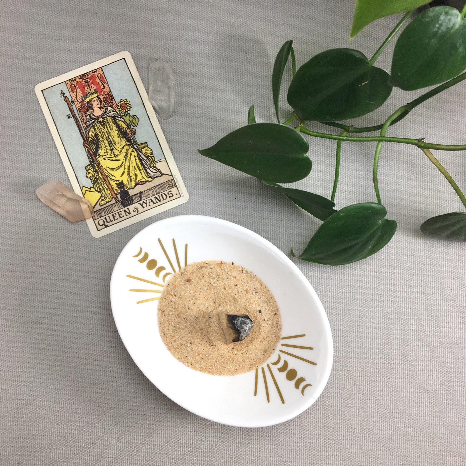 Moon Phases Witchy Catchall Bowl for Crystals, Jewelry, Rings, Sacred ...