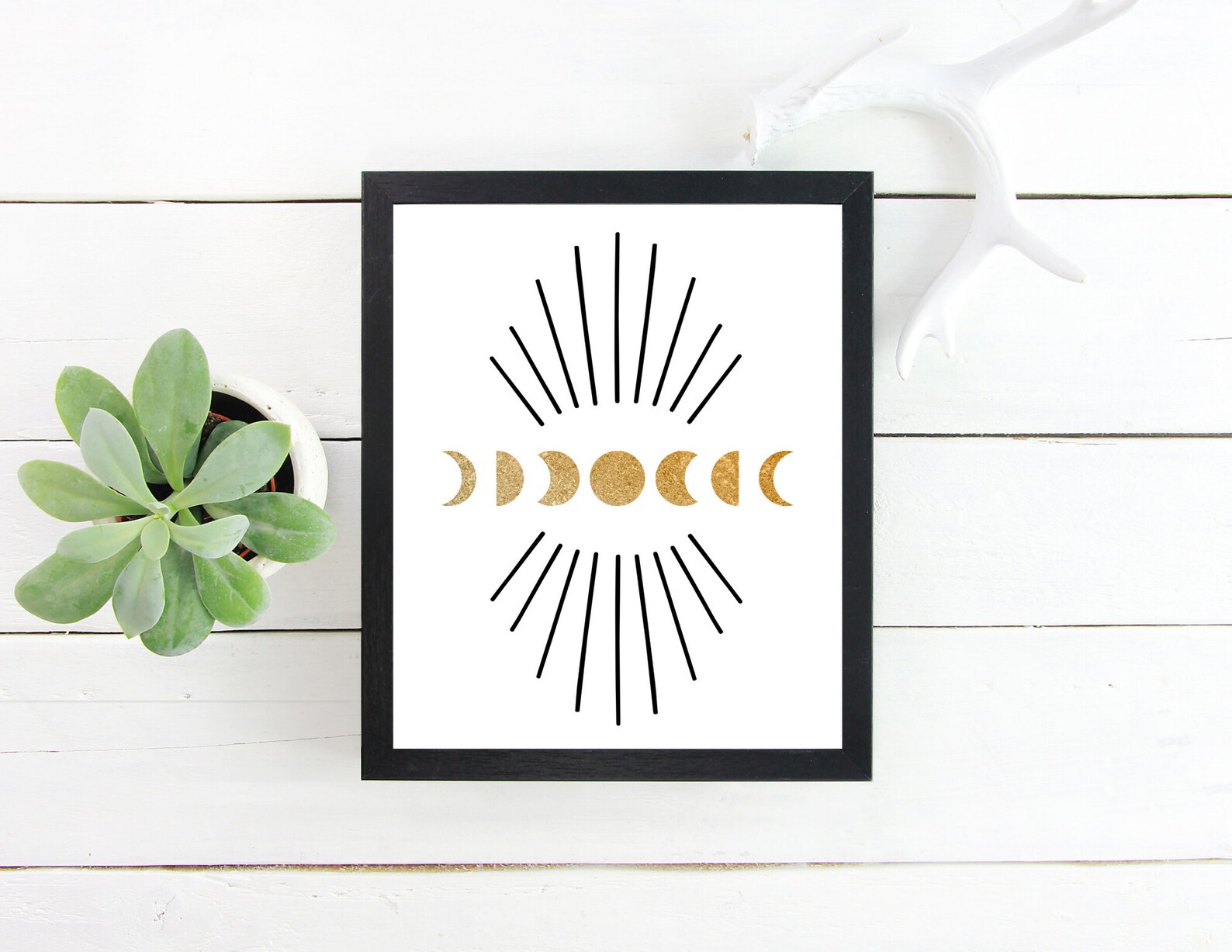 Witchy Moon Phases Printable Art Wall Hanging Digital Download Print - Etsy