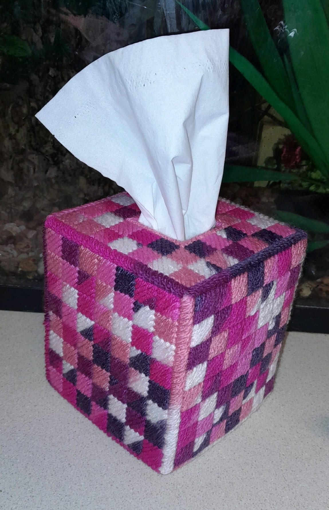 Multi Pink Tissue Box Cover - Etsy
