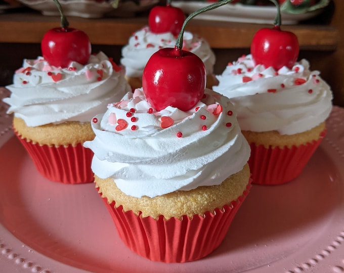 Fake Cupcakes/faux Cupcakes/artificial Cupcakes/fake Food/artificial ...