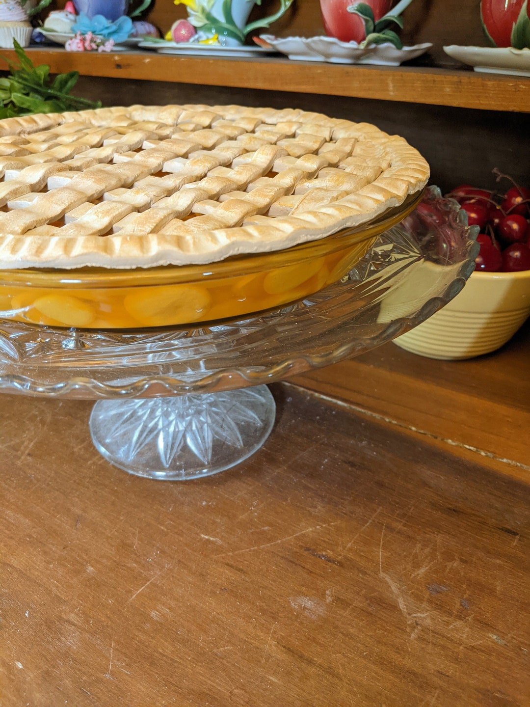 Fake Pie/faux Pie/artificial Pie/fake Food/artificial Food/fake Peach ...
