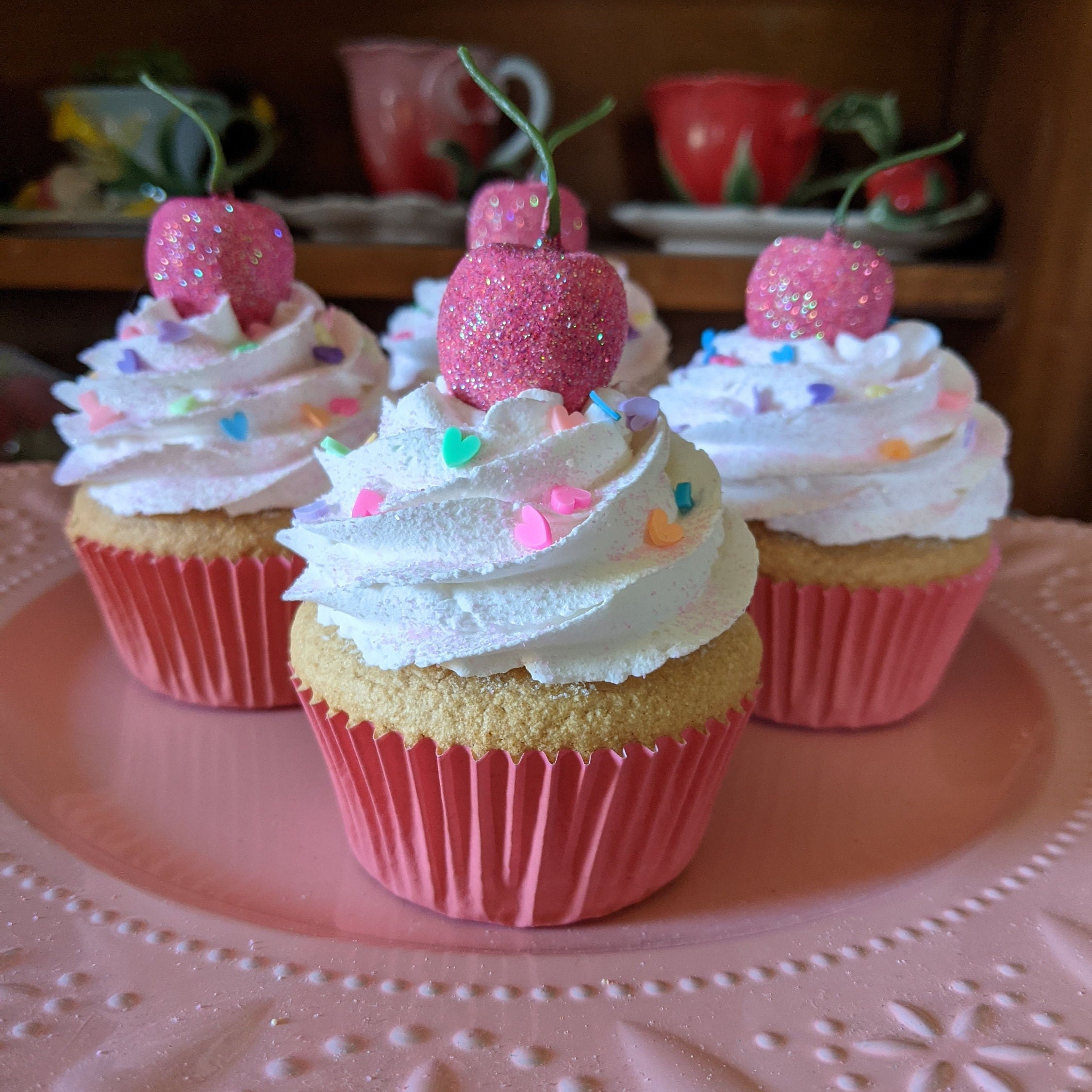 Fake Cupcakes/faux Cupcakes/artificial Cupcakes/fake Food/artificial ...