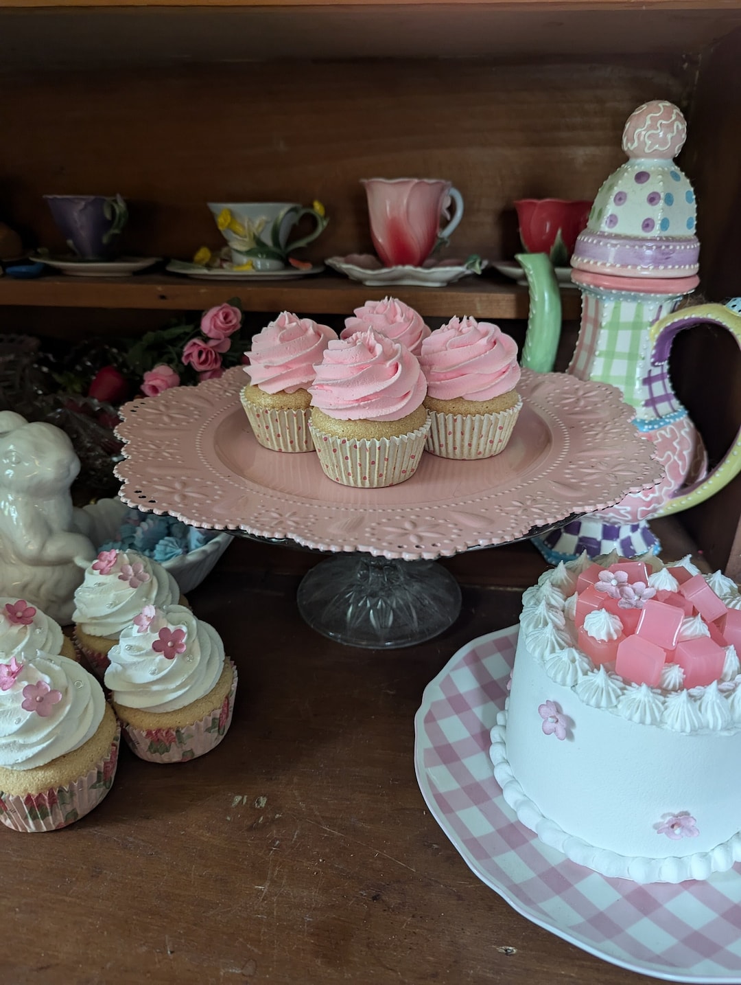 Faux Cupcakes/fake Cupcakes/artificial Cupcakes/fake Food/prop Food ...