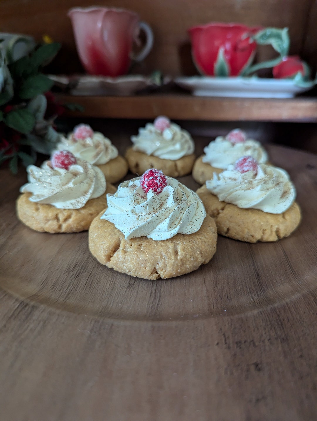 Fake Christmas Cookies/fake Berry Cookies/artificial Food/fake Food ...