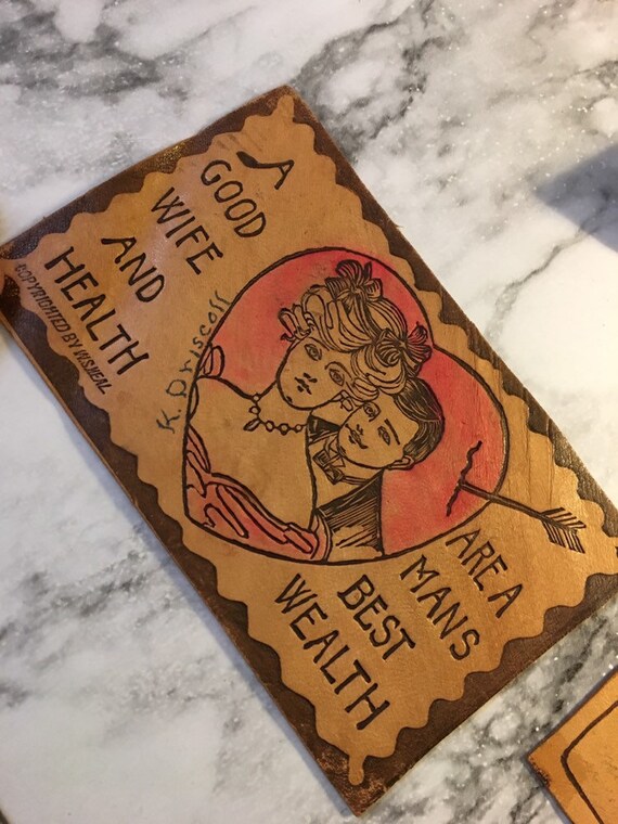 Three Vintage Leather 1909 Circa Post Cards. Stamped and - Etsy