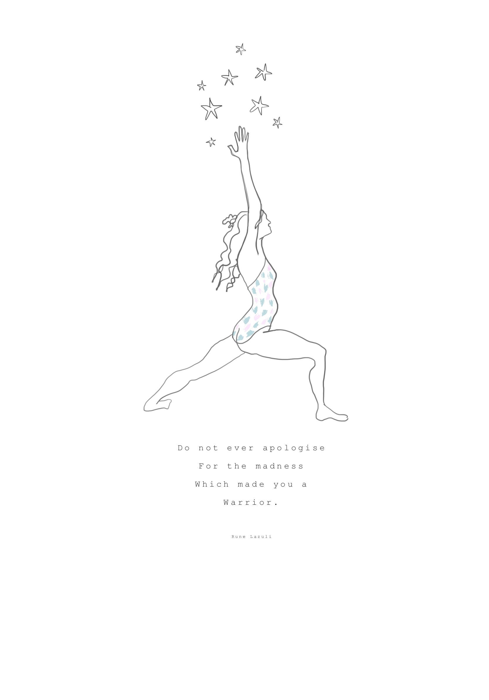 Yoga Pose Poster - Etsy
