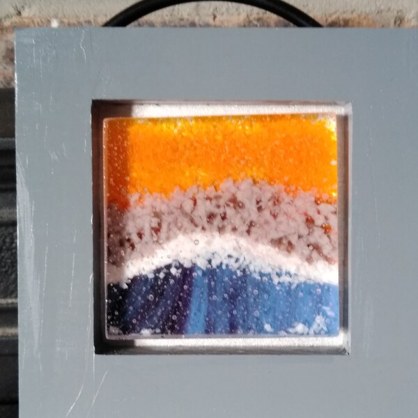 Fused Glass Beach Scene - Etsy