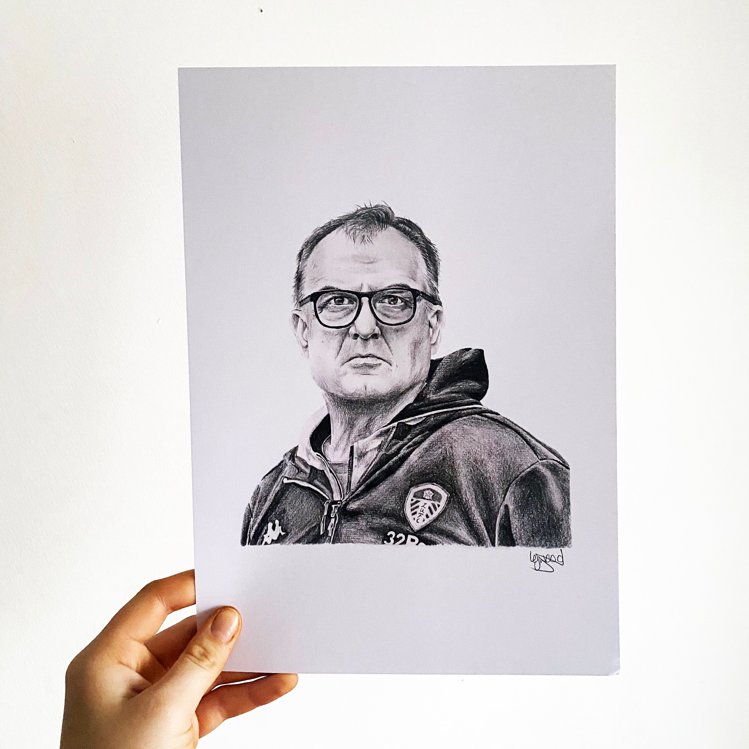 Marcelo Bielsa Pencil Portrait Print - Etsy UK