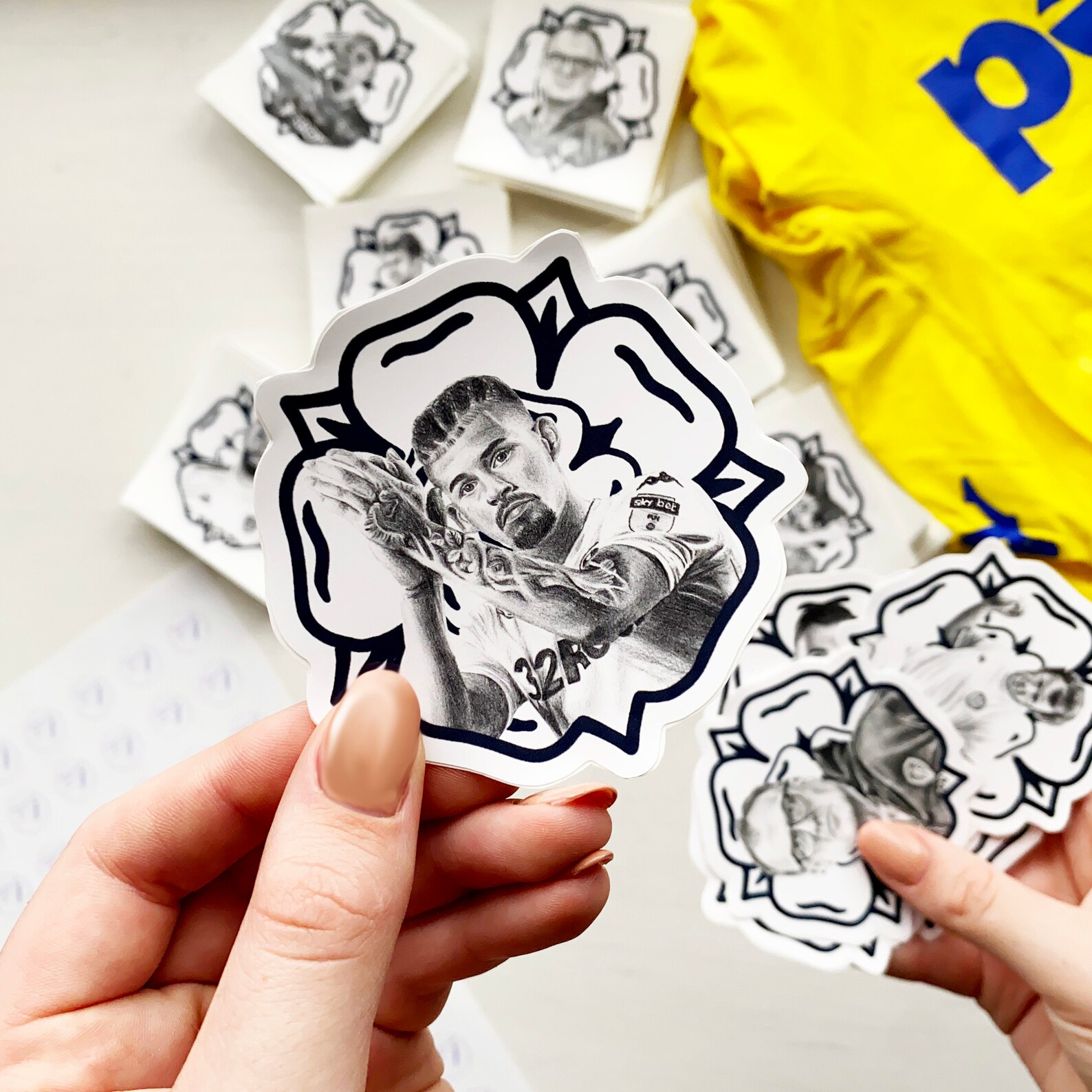 LUFC Sticker Pack - Etsy UK
