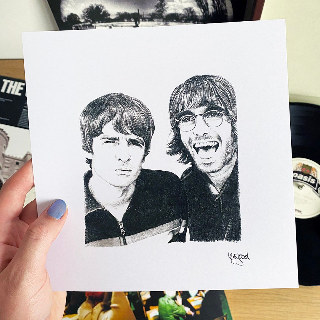 Oasis Wall Art Portrait Illustration - Etsy