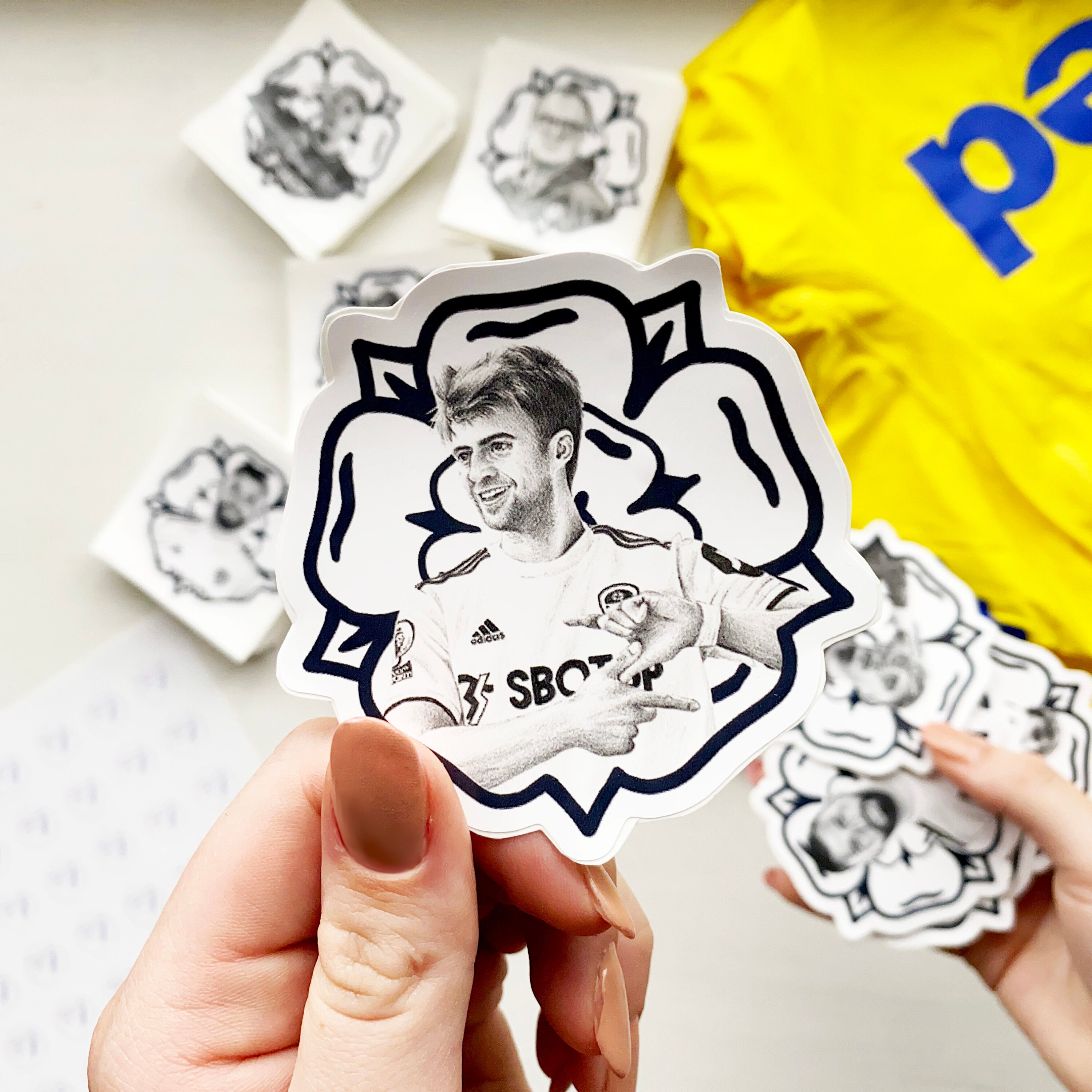 LUFC Sticker Pack - Etsy UK