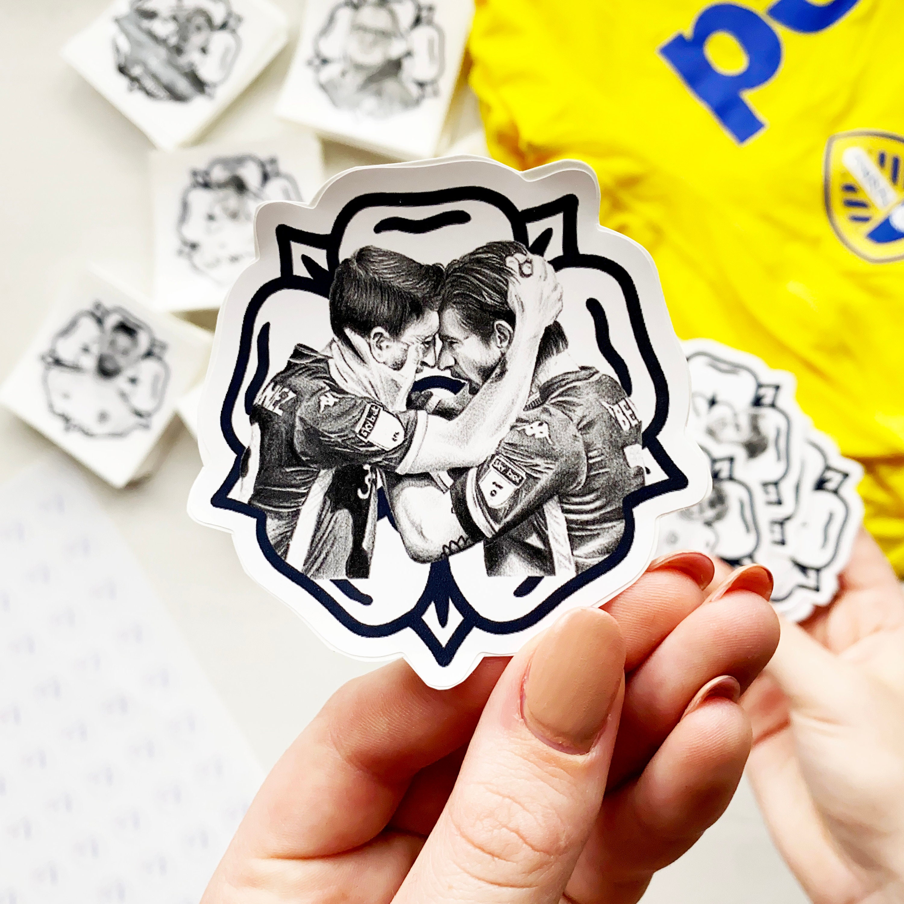 LUFC Sticker Pack - Etsy UK