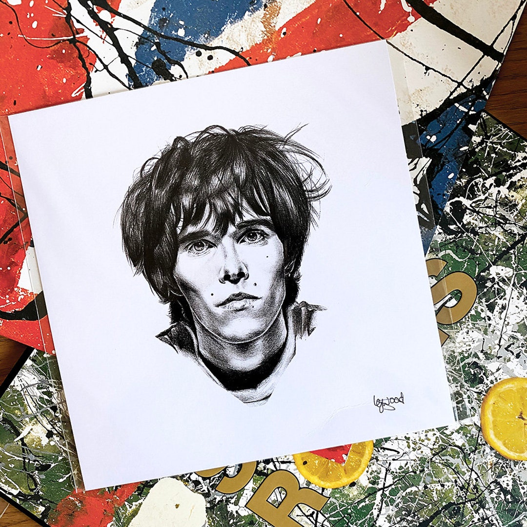 Ian Brown Wall Art Portrait Illustration - Etsy
