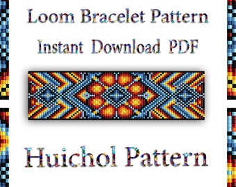 Huichol pattern | Etsy