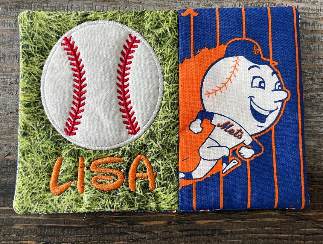 Embroidered/appliqué New York Mets Baseball Mug Rug - Etsy