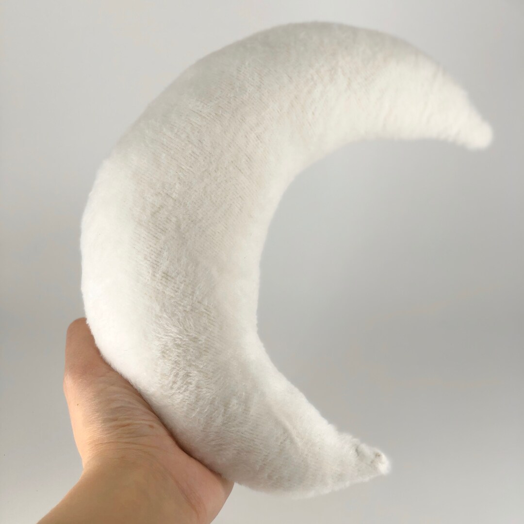 Soft Crescent Moon Shaped Nursery Pillow for Babies Kids - Etsy