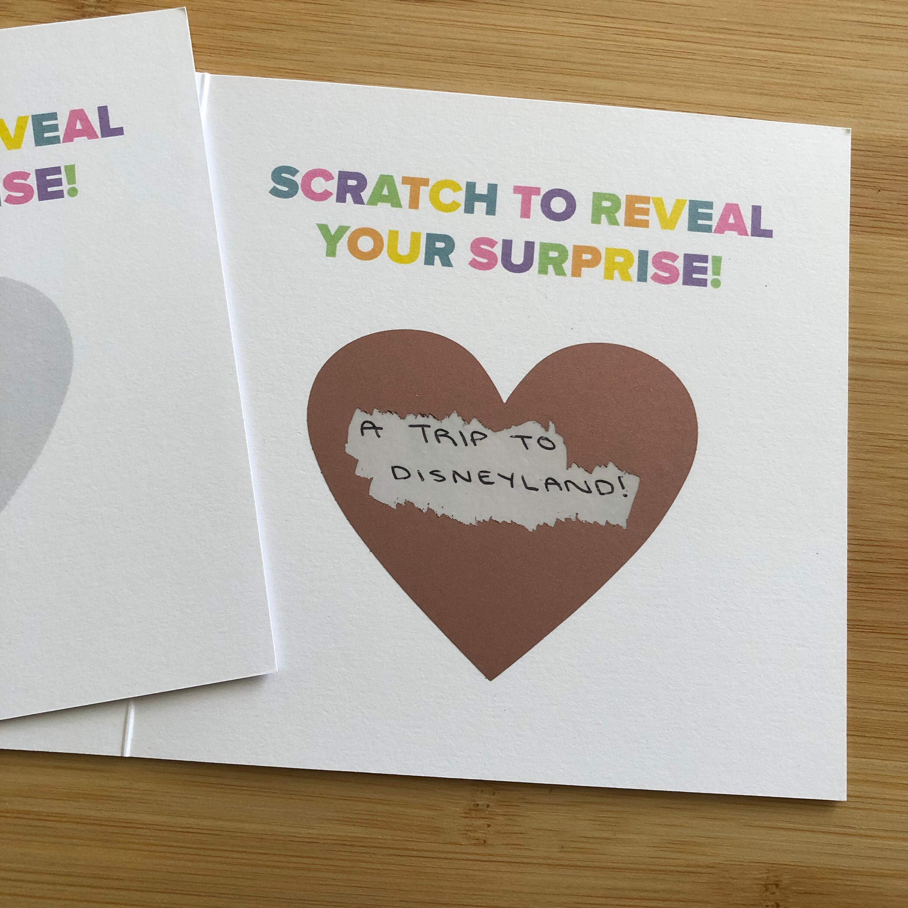 DIY Scratch off Birthday Card Greeting Card Happy Birthday - Etsy