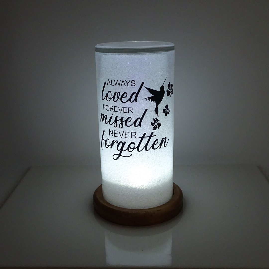 Memorial Luminary, Always Loved, LED Night Light, Sympathy Gift - Etsy