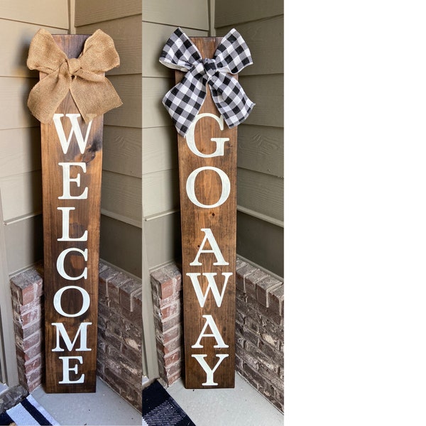 Go Away Porch Sign - Etsy