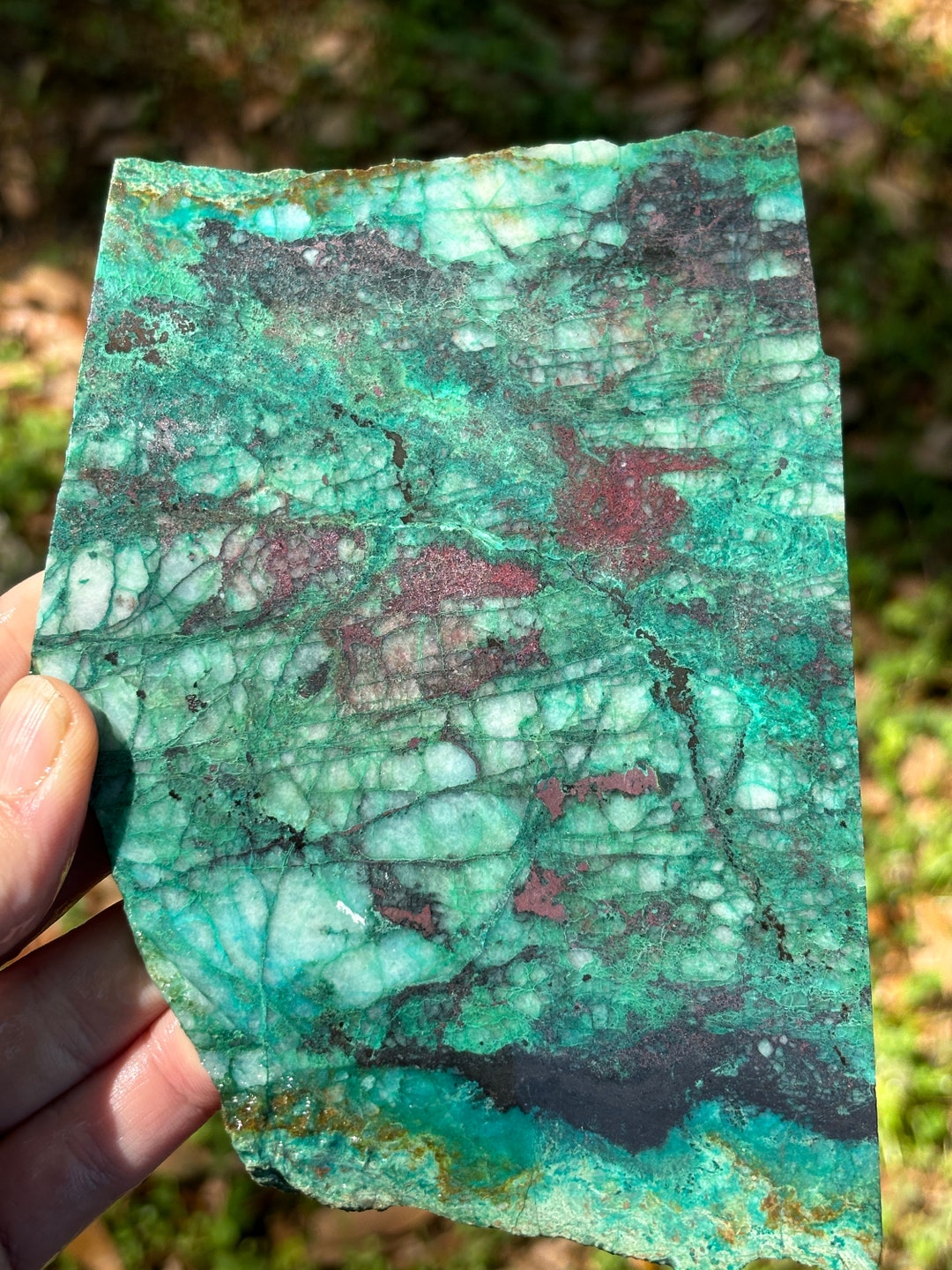 Chrysocolla Cuprite, Sonora Sunrise/sunset Lapidary Slab - Etsy