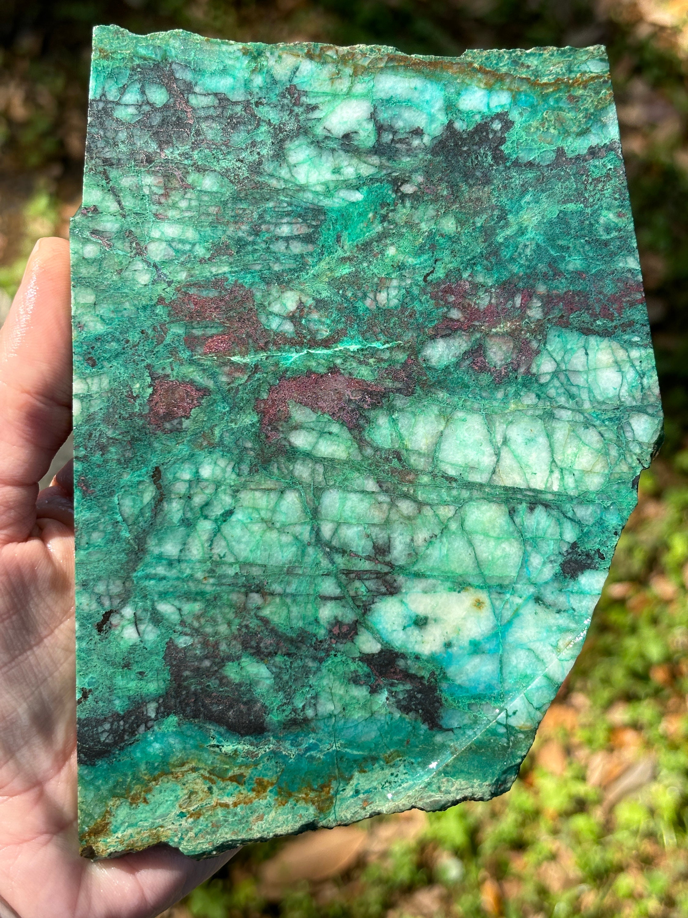Chrysocolla Cuprite, Sonora Sunrise/sunset Lapidary Slab - Etsy