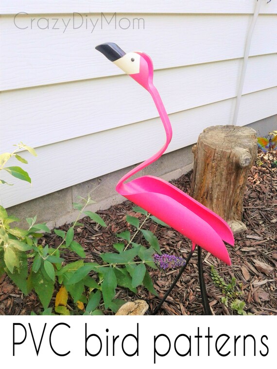 PDF Printable PVC Patterns 9 PVC Pipe Bird Patterns and Tutorial Digital Download Heron Egret Flamingo Woodpecker and More Etsy Canada