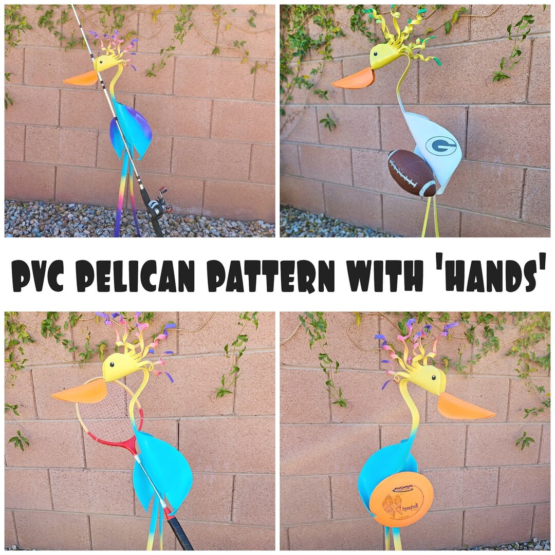 Favorite Printable PVC Pipe Bird Pattern Crazy Haired Egret With hands ...