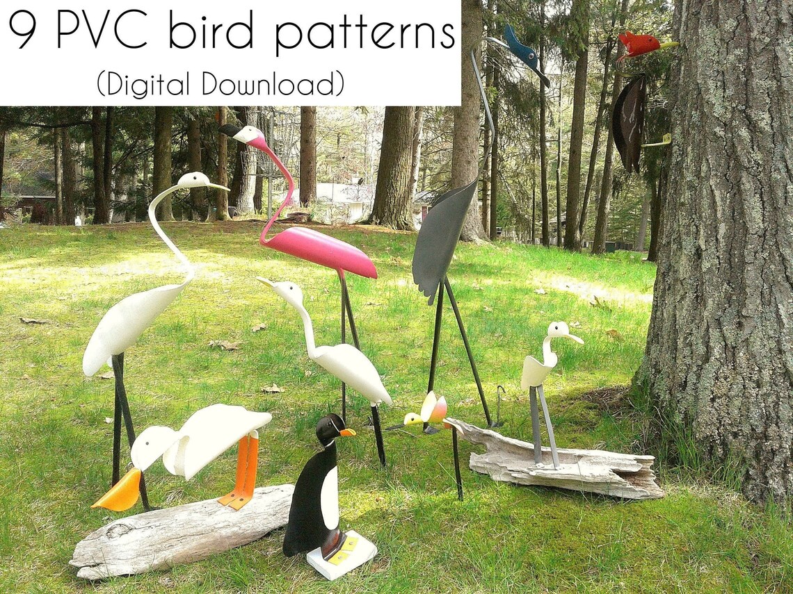 PDF Printable PVC Patterns | 9 PVC Pipe Bird Patterns and Tutorial ...
