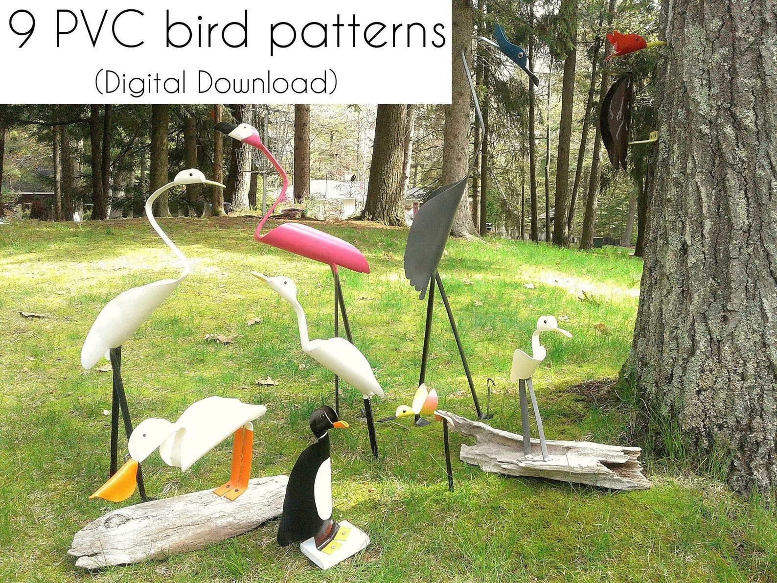 PDF Printable PVC Patterns | 9 PVC Pipe Bird Patterns and Tutorial ...