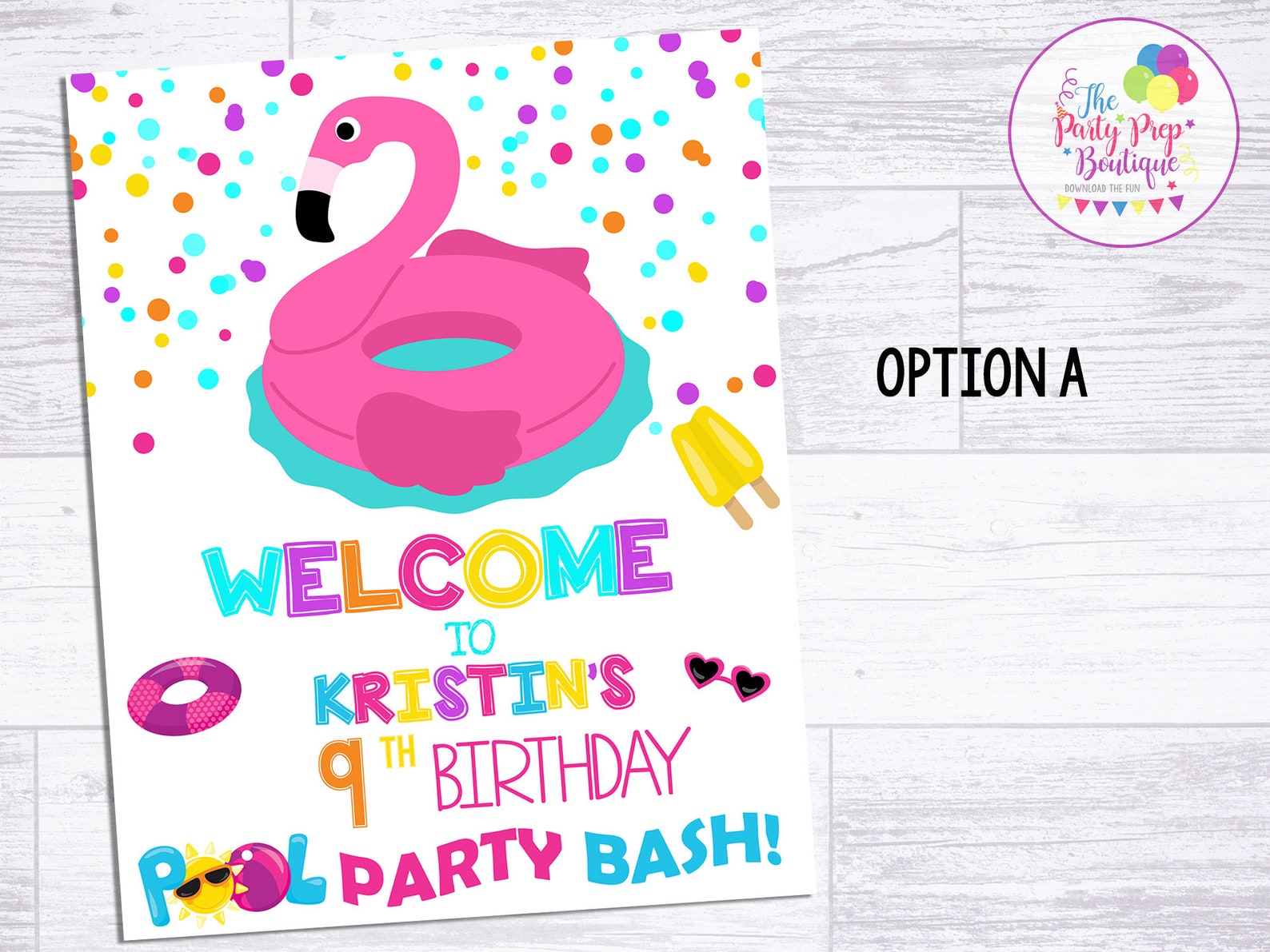 Flamingo Pool Party Welcome Sign, Flamingo Welcome Sign, Flamingo ...
