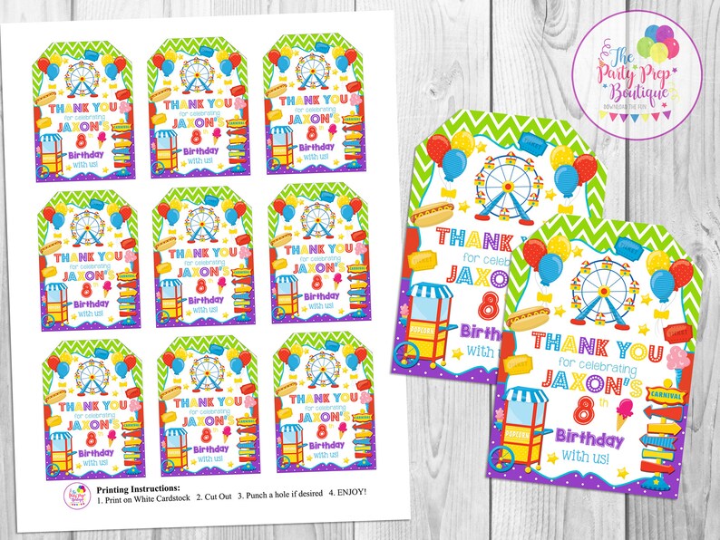 Amusement Park Invitation Theme Park Party Ferris Wheel - Etsy
