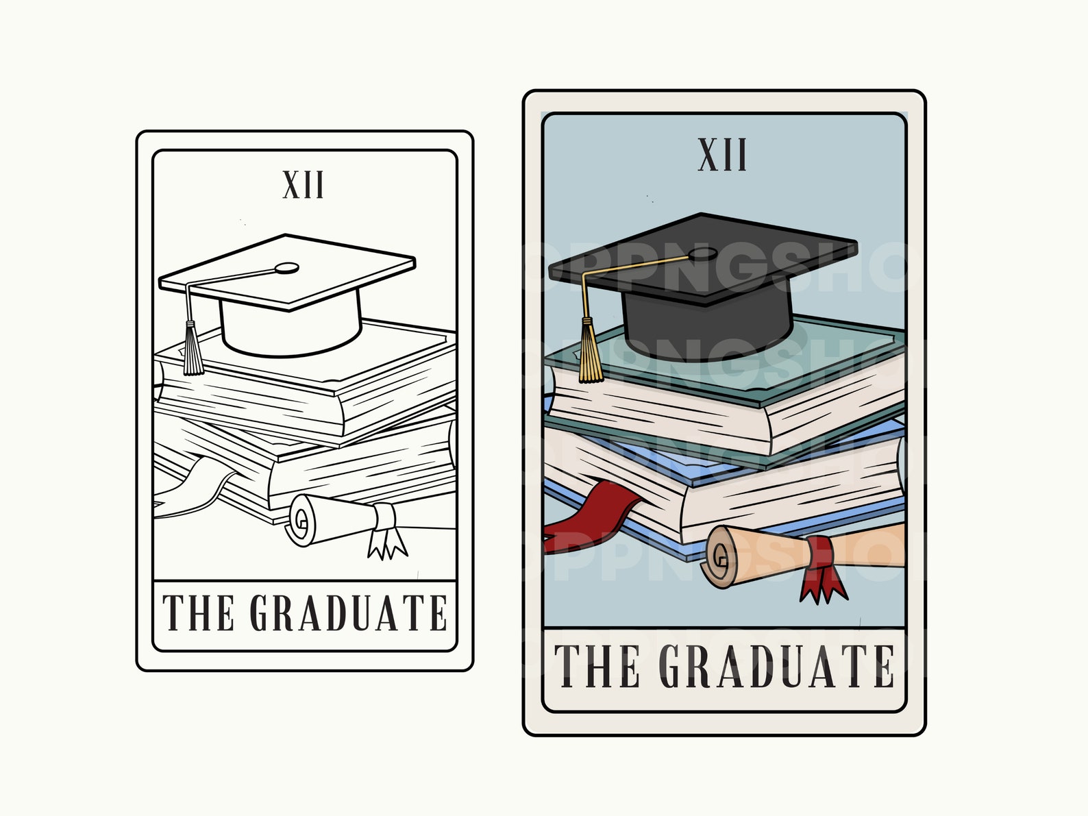 The Graduate Tarot Card PNG, Graduate Png, New Grad Svg, Graduate Shirt ...