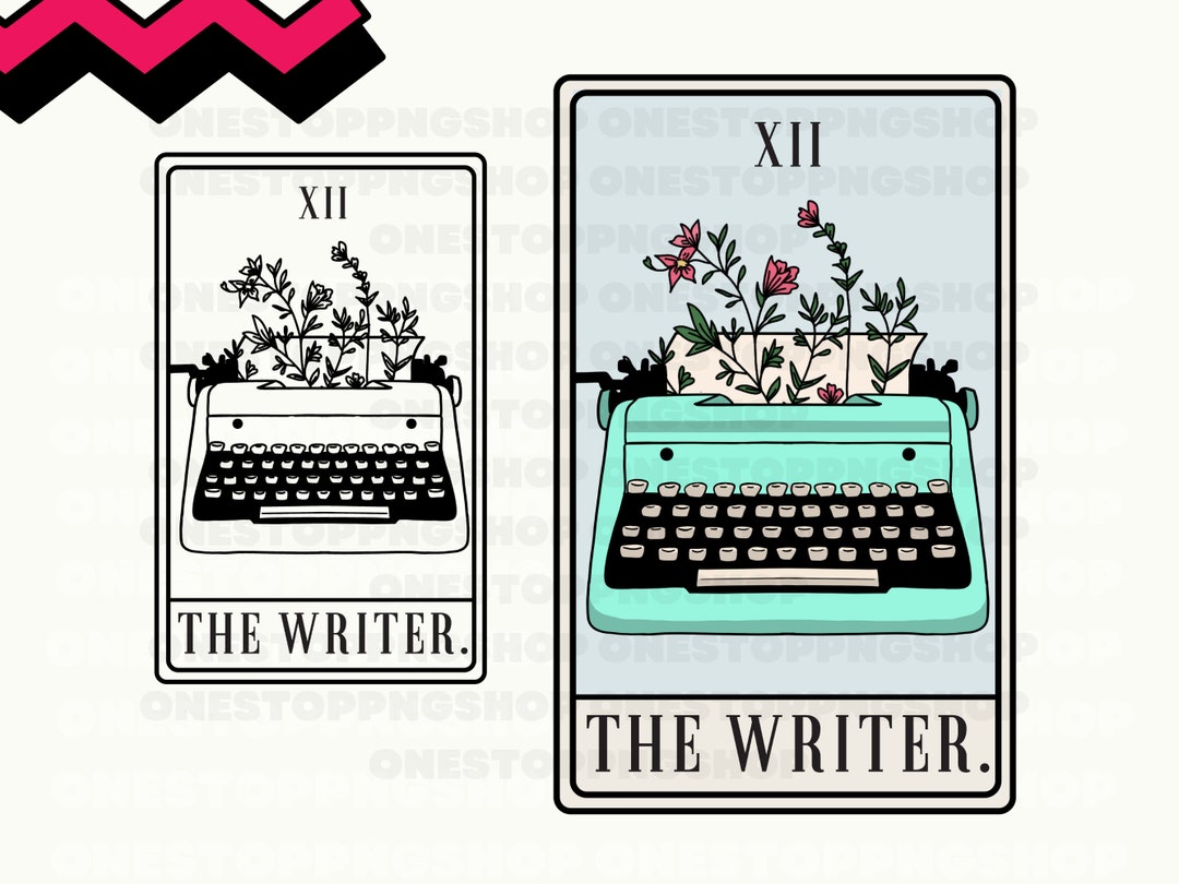 The Writer Tarot Card PNG, Author Tarot Card SVG, the Writer, Future ...