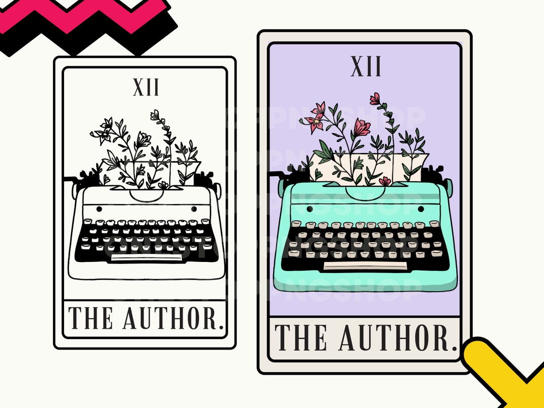 The Author Tarot Card PNG, Writer Tarot Card SVG, the Writer, Future ...