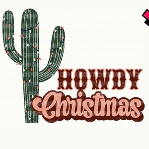 Howdy Christmas Png, Cowboy Santa Png, Western Christmas Png, Cowgirl ...