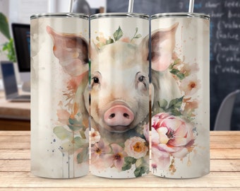 Watercolor Cute Pig Clipart Baby Pig Png Nursery Farm Animal - Etsy