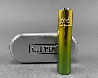 1 X Full Size Refillable Metal Clipper New Collection Lighter With Gift ...
