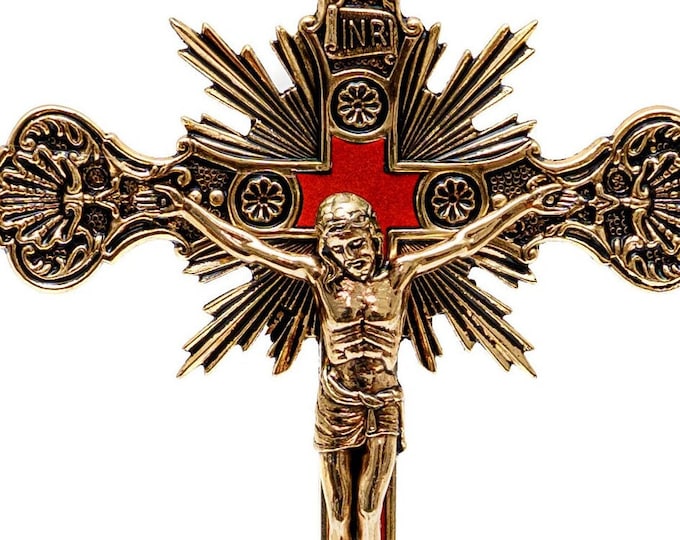 Standing Cross, Altar Cross, Corpus Christi, Jesus on the Cross, INRI ...