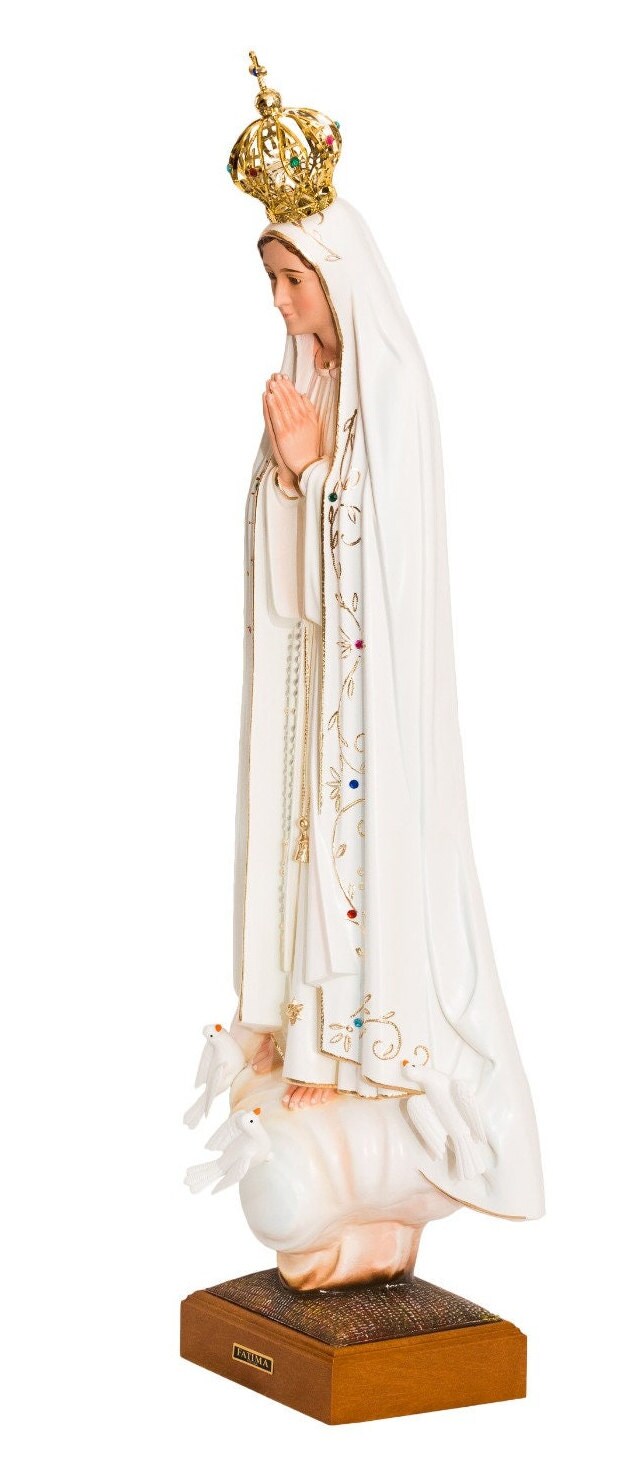 Our Lady Fatima Statue Religious Catholic Virgin Mary 30.5 - Etsy